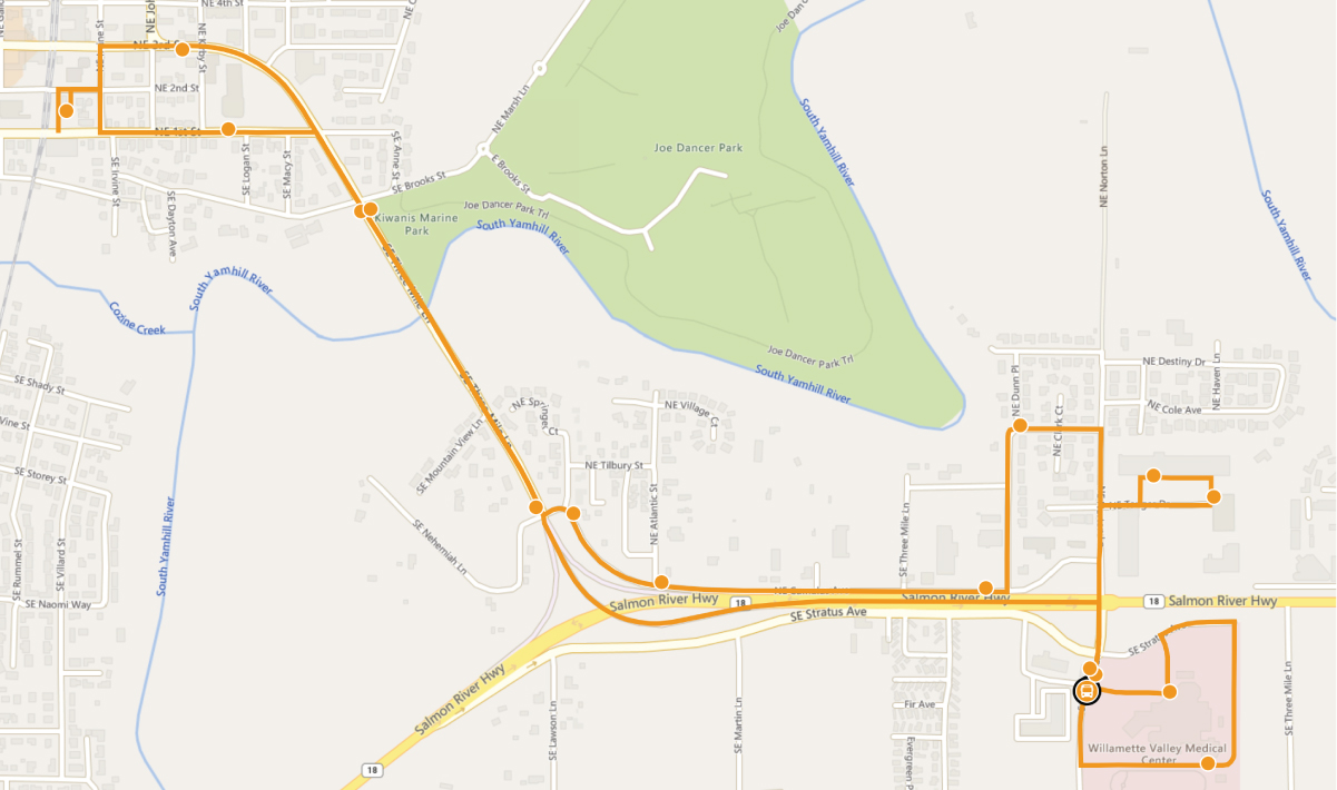 ROUTE 2 McMinnville - East Loop - Yamhill County Transit